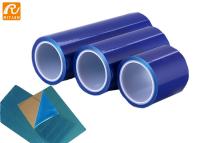 China 60 Micron PE Surface Protective Film Blue for Stainless Steel Metal Sheet No Residue for sale