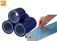 China 60 Micron PE Surface Protective Film Blue for Stainless Steel Metal Sheet No Residue for sale
