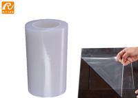 China PE Protective Lamination Film Roll 50-80 Micron Thickness for Solid Surfaces - 10mm to 1240mm Width Options for sale