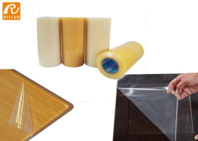 China 50 Micron Protective Laminate Film - 0.05mm Thickness, 200g/25mm Adhesion, Clear & Blue Colors for sale