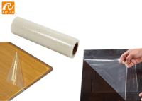 China PE Protective Lamination Film Roll 50-80 Micron Thickness for Solid Surfaces - 10mm to 1240mm Width Options for sale
