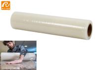 China PE Protective Lamination Film Roll 50-80 Micron Thickness for Solid Surfaces - 10mm to 1240mm Width Options for sale