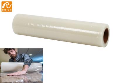 China PE Protective Lamination Film Roll 50-80 Micron Thickness for Solid Surfaces - 10mm to 1240mm Width Options for sale
