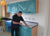 China Self Adhesive PE Protection Film for Granite Marble Counters 30-80 Micron No Residue for sale