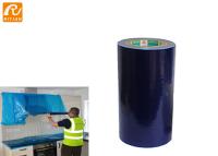 China 30 Micron Transparent Blue PE Protective Film for Stone & Marble - 10-1240mm Width, 50-500m Length for sale