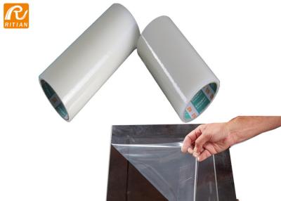 China Solvent Acrylic Protective Laminate Film 50-100 Micron PE Surface Protection for Flooring and Furniture for sale