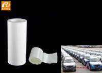 China White 70 Micron Automotive Protective Film with 250g/25mm Adhesion for Vehicle Transport for sale