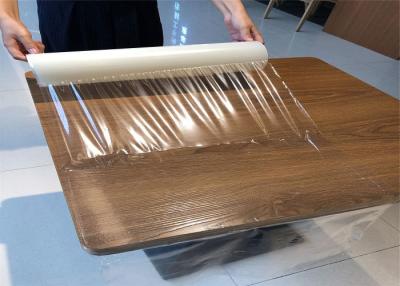China No Residue PE Protective Laminate Film 50-100 Micron Thickness for Wood Panels and Metal Surfaces for sale