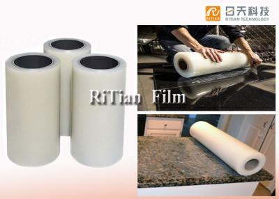 China Self-Adhesive Marble Protection Film 30-100 Micron Thickness, 50-500m Length, UV Resistant Surface Tape for sale