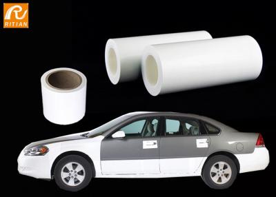 China 70 Micron Automotive Protective Film - 300% Elongation PE Surface Protection Tape for Vehicle Transport for sale