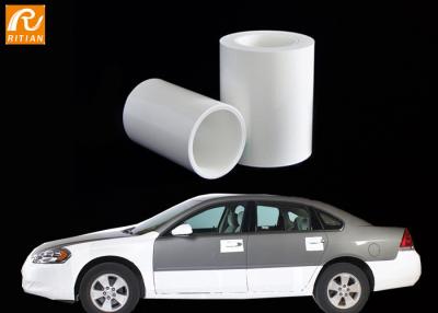 China No Adhesive Residue UV Protection Film 70 Micron White for Automotive Door Panel for sale