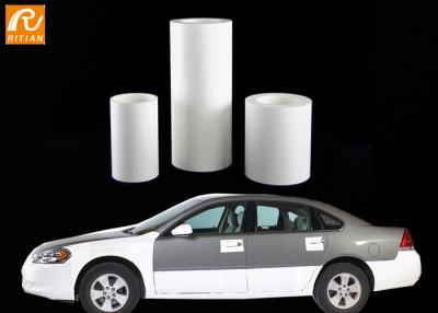 China White PE Automotive Protective Film 70 Micron No Residue Anti UV Car Paint Protection for sale