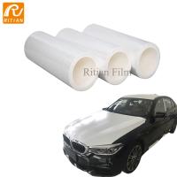 China 1240mm Width PE Protective Film for Automotive Paint UV Resistant 70 Micron Residue Free Removal for sale