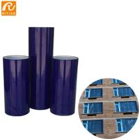 China Polyethylene PE Protective Film 50 Micron UV Resistant Residue Free Removal for Glass Protection for sale