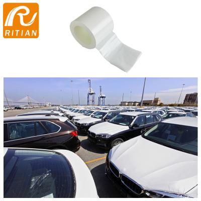 China UV Resistant PE Protective Film 70 Micron Automotive Paint Protection Residue Free Removal 60°C Heat Resistance for sale