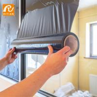 China 50 Micron Window Glass Protection Film Acrylic Adhesive UV Resistant Scratch Dust Protection Polyethylene for sale