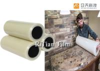 China Industrial Grade PE Protective Film 50 Micron Rubber Based Adhesive 6 Months UV Resistance Residue Free Removal for sale