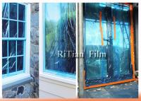 China 50 Micron Polyethylene Window Glass Protection Film with Acrylic Adhesive UV Resistant 6 Months for sale
