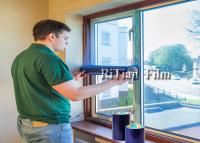 China 50 Micron Polyethylene Window Glass Protection Film with Acrylic Adhesive UV Resistant 6 Months for sale