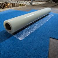 China UV Resistant PE Protective Film 70 Micron for Automotive Surface Protection No Residue for sale