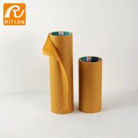 China PE Protective Film Roll 50 Micron Rubber Based Adhesive Residue Free Removal UV Resistance 6 Months for sale