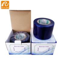 China Self-Adhesive Dental Barrier Film Roll 100mm x 180m Impermeable PE Touch Screen Compatible Residue-Free Removal for sale