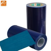 China PE Protective Film for Stainless Steel 1240mm Width Medium Tack Residue-Free UV Resistant for sale
