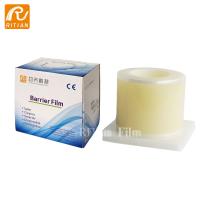 China High Temperature Resistant Dental Barrier Film with Acrylic Adhesive 1200 Sheets Per Roll for Medical Equipment Protection for sale