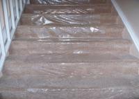 China UV Resistant 70 Micron Carpet Protection Film with No Adhesive Residue for Automotive and Surface Protection for sale