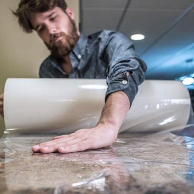 China Durable Marble Protection Film with Residue-free Removal and Rubber-based Adhesive for UV Resistance up to 6 Months for sale
