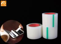 China PE Dust Remover Adhesive Protective Film 55mm 70mm Solvent Based 70 Micron for sale