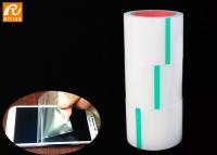 China 55mm-90mm Width PE Protective Film Tape for LCD Screen Glass - 70 Micron Thickness with 250g/25mm Adhesion for sale