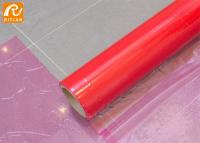 China Hard Flooring Protective Laminate Film 0.05mm-0.07mm Thickness 40mm-1500mm Width Transparent Self-Adhesive for sale