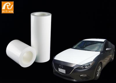 China PE Surface Protective Film 70 Micron Anti UV Vehicle Protection for Automotive Hood Roof for sale