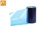 China 50 Microns UV Resistant PE Window Glass Protection Film No Adhesive Residue 60 Days Clean Removal for sale