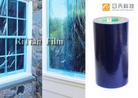 China 50 Microns UV Resistant PE Window Glass Protection Film No Adhesive Residue 60 Days Clean Removal for sale