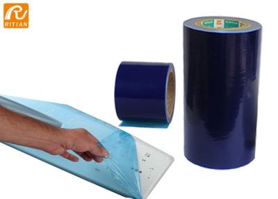 China Waterproof PE Protective Film 0.03-0.15mm Solvent Based Adhesive Clear Plastic Sheet Protection for sale