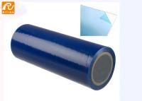 China Blue PE Window Glass Protective Film Anti UV Scratch Privacy 1240mm x 200m for sale