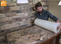 China PE Marble Protection Film 30-150 Micron Thickness with 60°C Heat Resistance for Construction Surfaces for sale