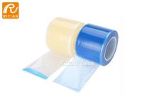 China PE Dental Barrier Film Disposable Customized Box Blue Transparent 30-50 Mic 10.16cm x 15.24cm for sale