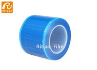 China PE Dental Barrier Film Disposable Customized Box Blue Transparent 30-50 Mic 10.16cm x 15.24cm for sale