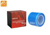 China PE Dental Barrier Film Disposable Customized Box Blue Transparent 30-50 Mic 10.16cm x 15.24cm for sale