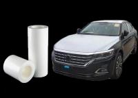 China White PE Car Hood Protective Film 70 Micron UV Resistant 6 Months Automotive Paint Protection for sale