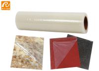 China Printed Perforated Adhesive PE Protection Film 0.03mm to 0.15mm for Carpet Floor for sale