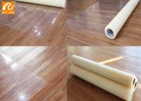China Transparent PE Carpet Protection Film 30-150 Micron Thickness with 300% Elongation for PVC PET PC PMMA Surfaces for sale