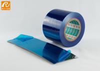 China Clear Blue 1240mm Window Glass Protection Film - 30-150 Micron Thickness, 60°C Heat Resistance, Anti-Shatter Construction Film for sale