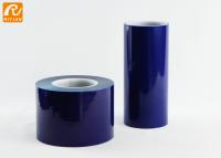 China Clear Blue 1240mm Window Glass Protection Film - 30-150 Micron Thickness, 60°C Heat Resistance, Anti-Shatter Construction Film for sale