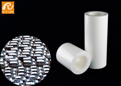 China PE Surface Anti UV Auto Protective Film 70 Micron 6 Month Outdoor Protection for sale