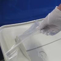 China Self Adhesive 0.05mm Plastic Sheet Protective Film for Smooth Surfaces 50 Micron for sale