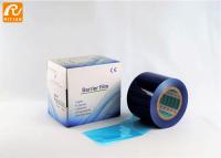 China Acrylic Adhesion Disposable Dental Barrier Film 50 Microns Blue Clear Pink for sale